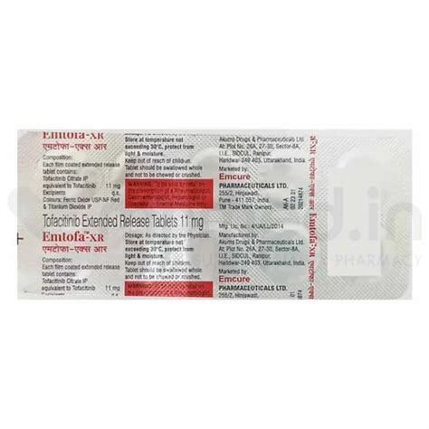 Emtofa Xr 11mg Tablet At Rs 549 Bottle In Nagpur Id 2854107771462