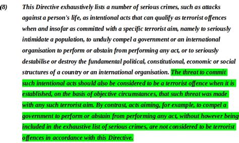 The Time Has Come To Complain About The Terrorism Directive Edri