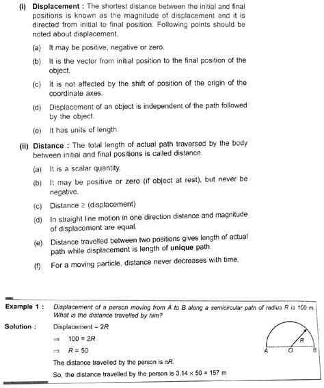 Can A Distance Be A Displacement Or A Displacement Be A Distance