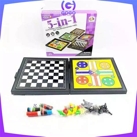 Jual GOGO M59 Magnetic Board Games 5in1 Permainan Papan Catur Magnet