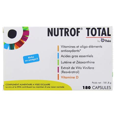 Nutrof Total 180 capsules Théa Vision
