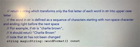 Solved 4 Open The Source File Named MagicString Cpp In Your Chegg