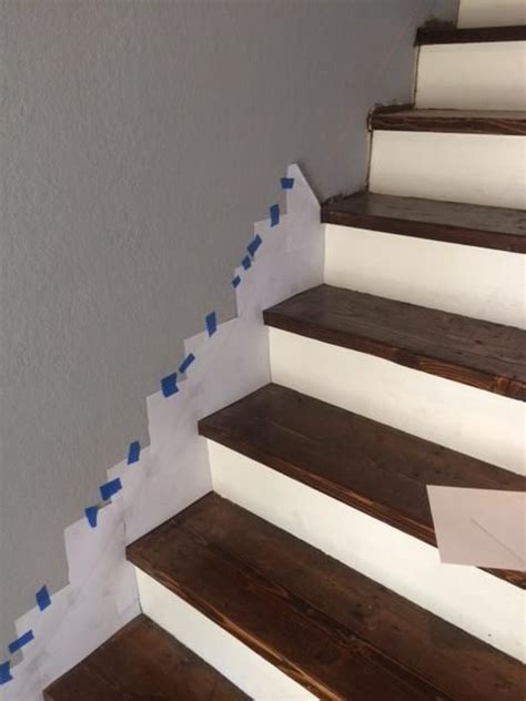 How To Make A Skirt Board For Preexisting Stairs