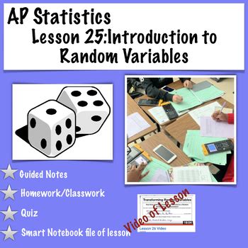 AP Statistics Introduction To Random Variables With Video Of Lesson