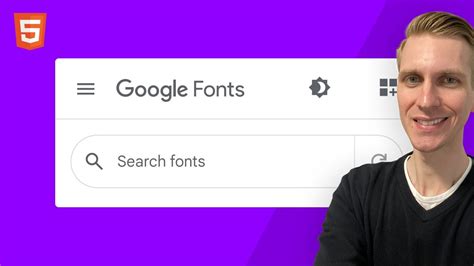 How To Add Google Font To HTML Website YouTube