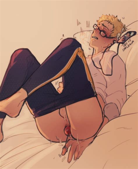 Spacenipnops Tsukishima Kei Haikyuu Highres 1boy Anal Beads Ass