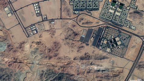These Exclusive Satellite Images Show Saudi Arabia S Sci Fi Megacity Is