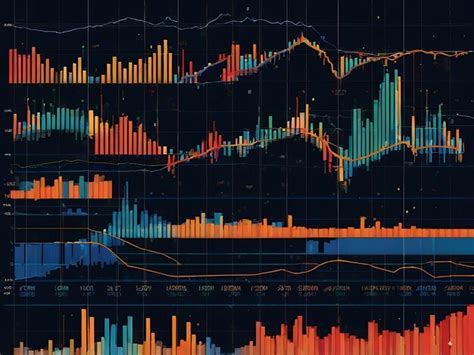 A Line Of Graphs With The Word Graph On It Premium Ai Generated Image