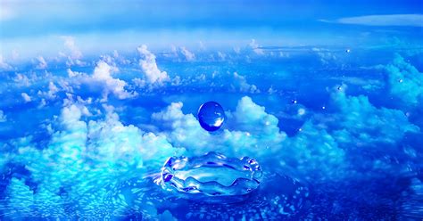 雲海 雲海上の波紋 星海空hoshiumisoraのイラスト Pixiv