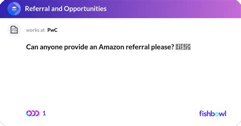 Can Anyone Provide An Amazon Referral Please Fishbowl