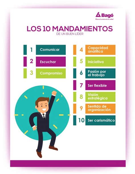 Los 10 Mandamientos De Un Buen Líder Laboratorios Bagó De Guatemala