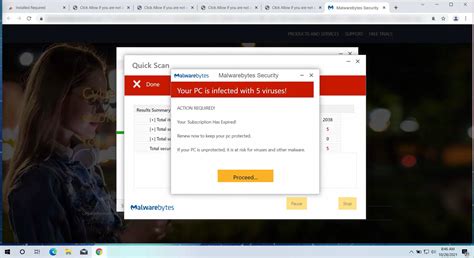 Malwarebytes Your Pc Is Infected With 5 Viruses Scam Removal