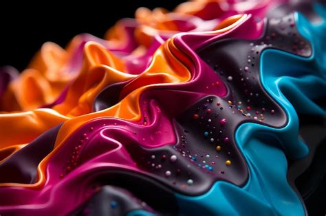 Premium Photo Smart Fabric Technology Closeup Of A Garment With