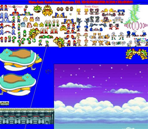 Sonic Mario Scene Creator Play Online On Flash Museum 🕹️