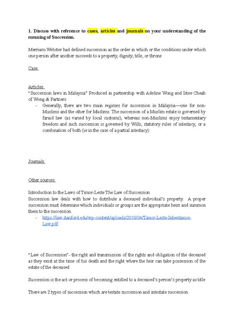 Tuto 1 Week 2 Tutorial 1 For Week 2 And Some Answers Do Refer But