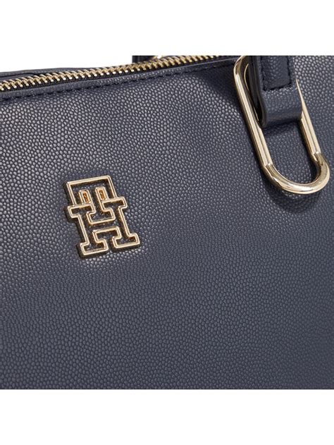 Tommy Hilfiger Torebka Th Timeless Workbag Aw0aw15242 Granatowy Modivo Pl