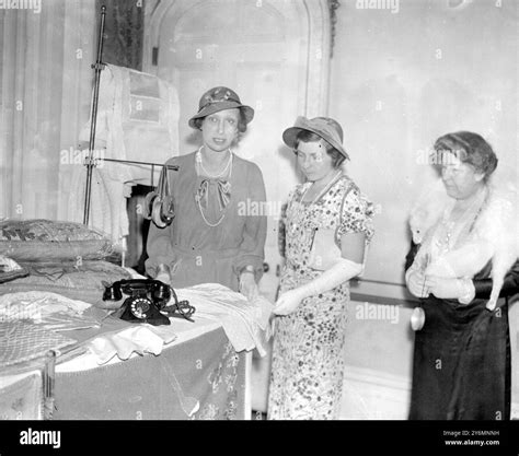 The Princess Royal Left Was A Stall Holder At The Exibition And Sale