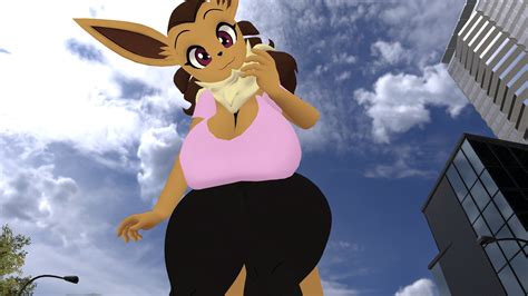 Rule 34 Big Breasts Breasts Cleavage Dativyrose Eevee Female Furry Huge Breasts Ivee Rose