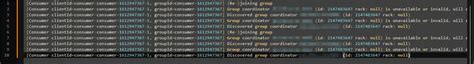 Kafka消费者应用存在消费者组协调器 Group Coordinator 不可用 瘦瘦的猴子 博客园
