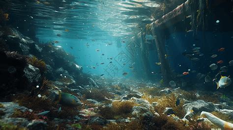 海洋可持续生态系统概念图高清图片下载 正版图片600103537 摄图网