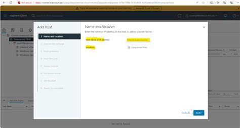 Adding And Configuring A New Esxi Host In Vsphere Vcenter Server
