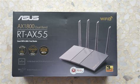 BNIB ASUS RT AX55 Smart Wifi6 Router Computers Tech Parts Accessories Networking On Carousell