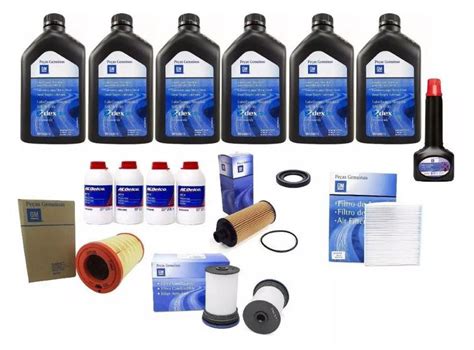 Kit Revisao 60 Mil Km Original Aditivo Chevrolet Cod Ref 12616850 Gm