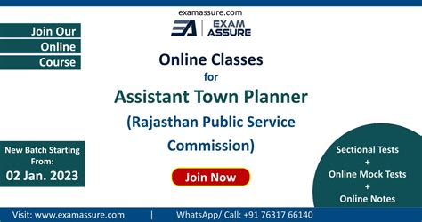 Rpsc Atp Coaching Rpsc Assistant Town Planner Exam Preparation Classes Rajasthan