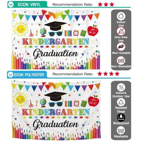 Allenjoy Kindergarten Graduation Backdrop For Prom Party Allenjoy Studio