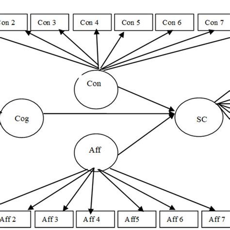 Measurement Model Notes Cog Cognitive Con Conative Aff Affective Download Scientific