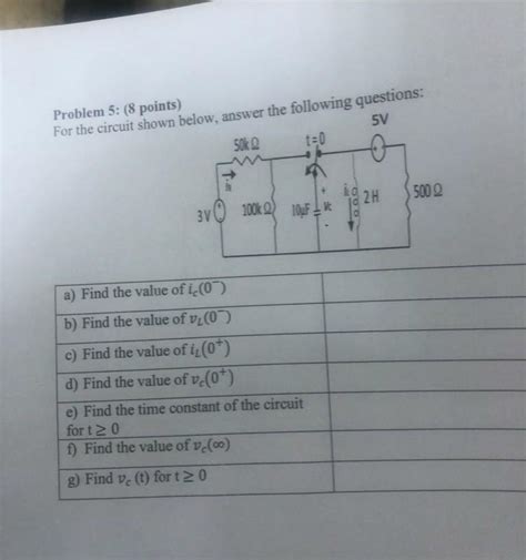 Solved Problem Points The Following Questions For Chegg