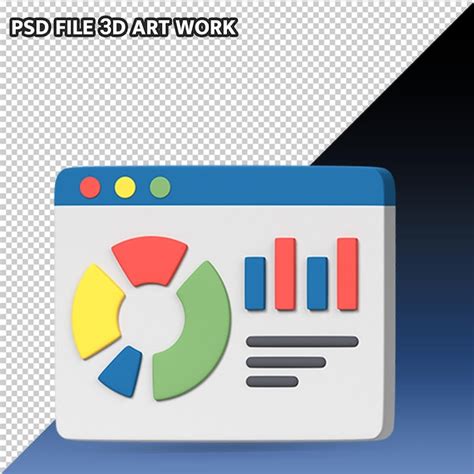 Premium Psd Statistics 3d