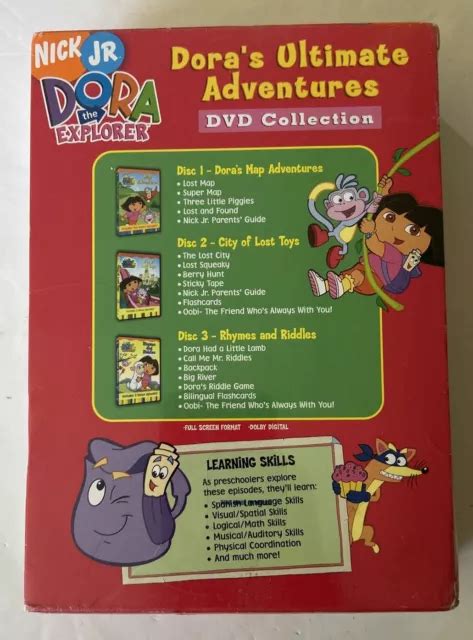 Dora The Explorer Doras Ultimate Adventures Dvd Collection Box Set