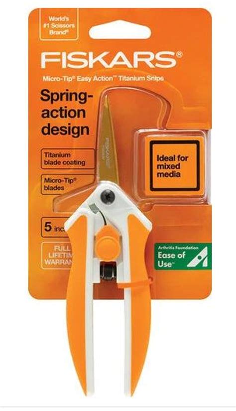 Fiskars Spring Action Titanium Scissors