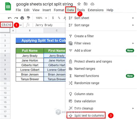 How To Split String Using Apps Script In Google Sheets