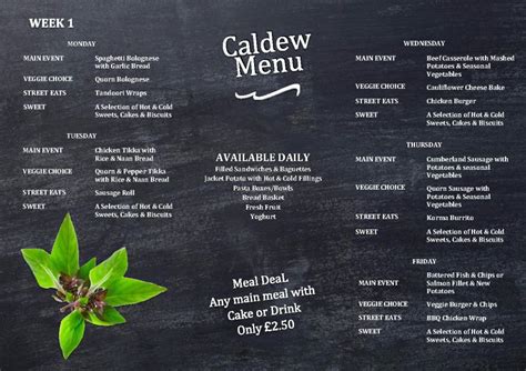 Catering Caldew School