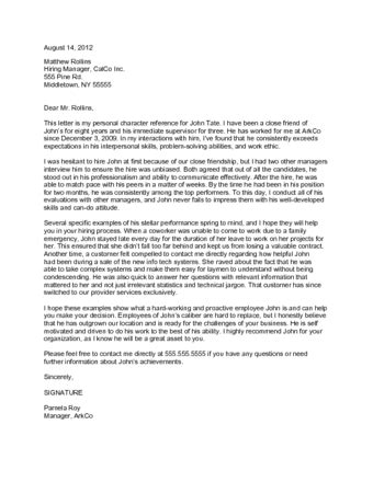 How To Write A Character Reference 7 Steps With Pictures