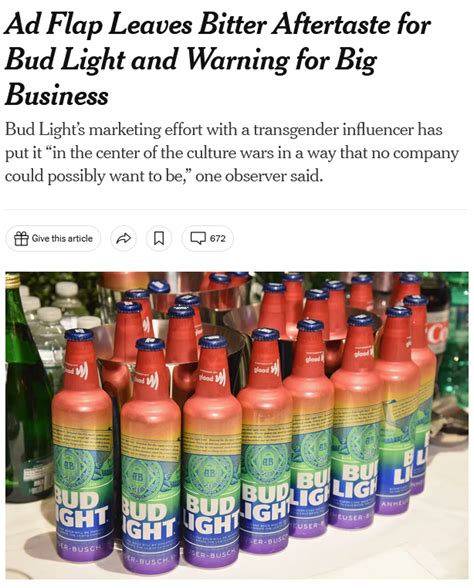 Calling Bud Light Saga A ‘controversy Falls Flat — Fair