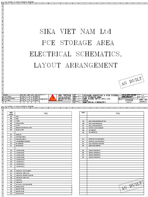 Dwg 001 00a Upgrade Admixture And Pce System Title Pdf