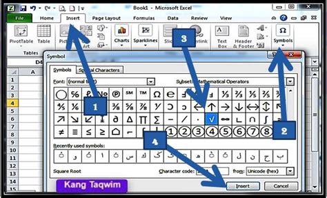 Cara Membuat Simbol Ceklis Di Word Excel Kang Taqwim