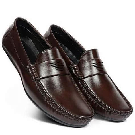 Dark Brown Men Synthetic Leather Loafer Shoes At ₹ 499pair Men