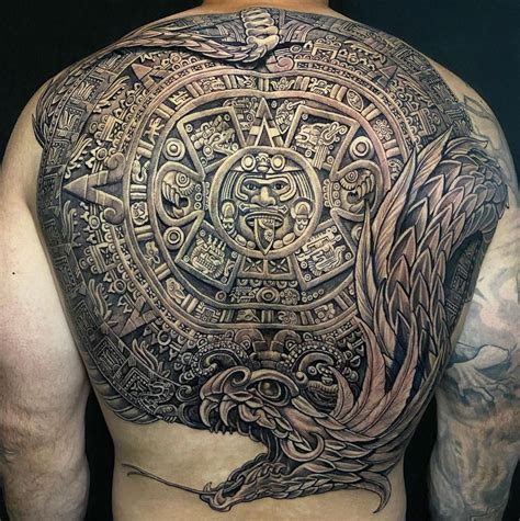 Aztec Calendar Tattoo Ideas Rhona Cherrita