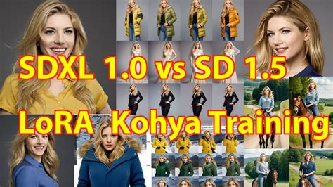 SDXL 1 0 Vs SD 1 5 Character Training Using LoRA Kohya Ss For Stable