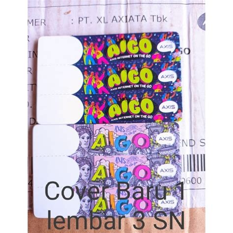 Jual New Voucher Kosong AXIS 1 Box 300 Sn Exp Februari 2026 Shopee