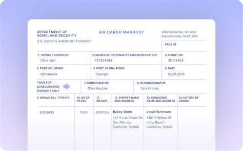 Air Cargo Manifest Ocr And Automated Workflows