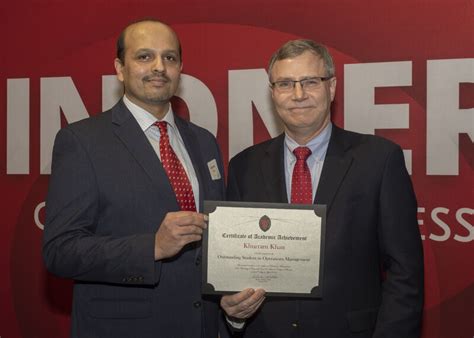 Khurram Khan Mba On Linkedin Awarded Academic Excellence In