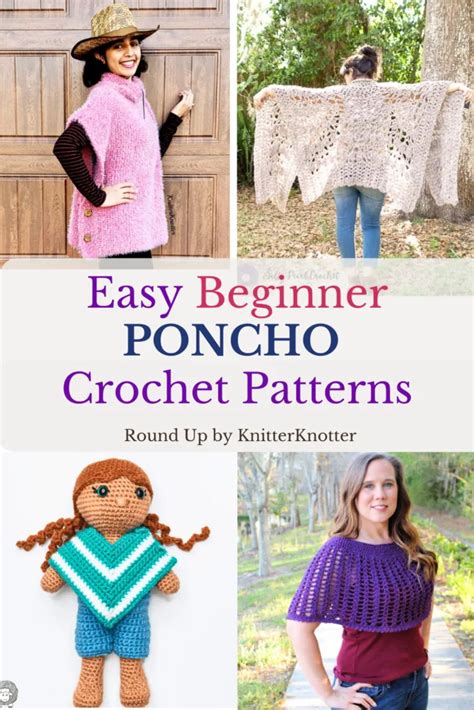 Easy Poncho Crochet Pattern Free 30 Easy And Free Crochet Poncho