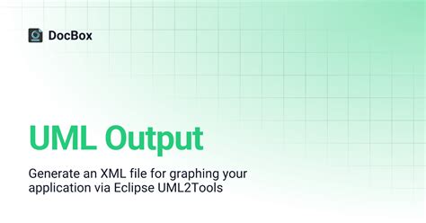 Uml Output Docbox