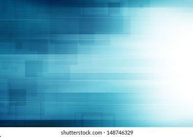 Abstract Blue Technology Background Stock Illustration