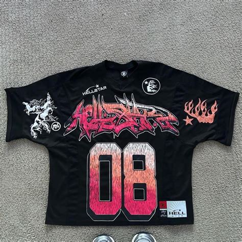 Hellstar X Awge23 Jersey Hellstar Comes With Nfc Depop